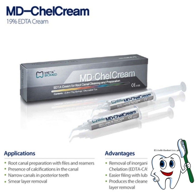 META MD-ChelCream EDTA Cream for Root Canal Cleaning and Smear Layer ...