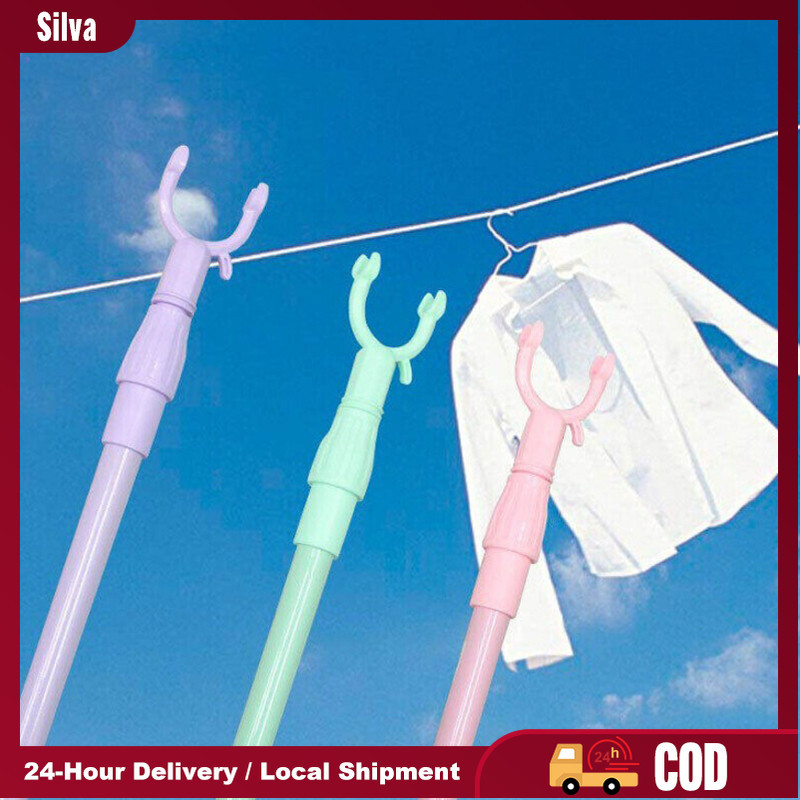 Clothes Fork Clothes Rail Adjustable Clothes Pole Fork Clothes Hook ...