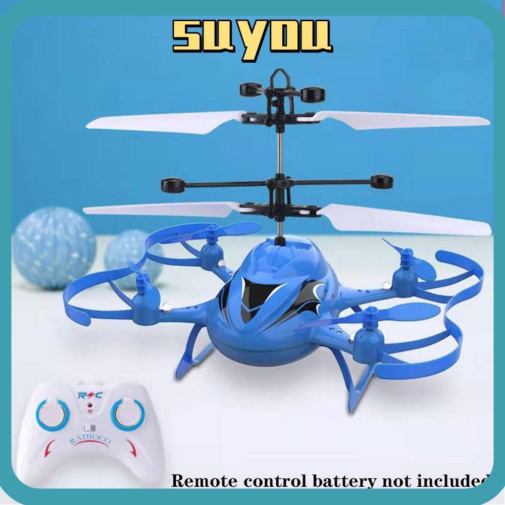 SUYO Infrared Sensor Aircraft Mini RC Plane Drone Flying Toys | Shopee ...