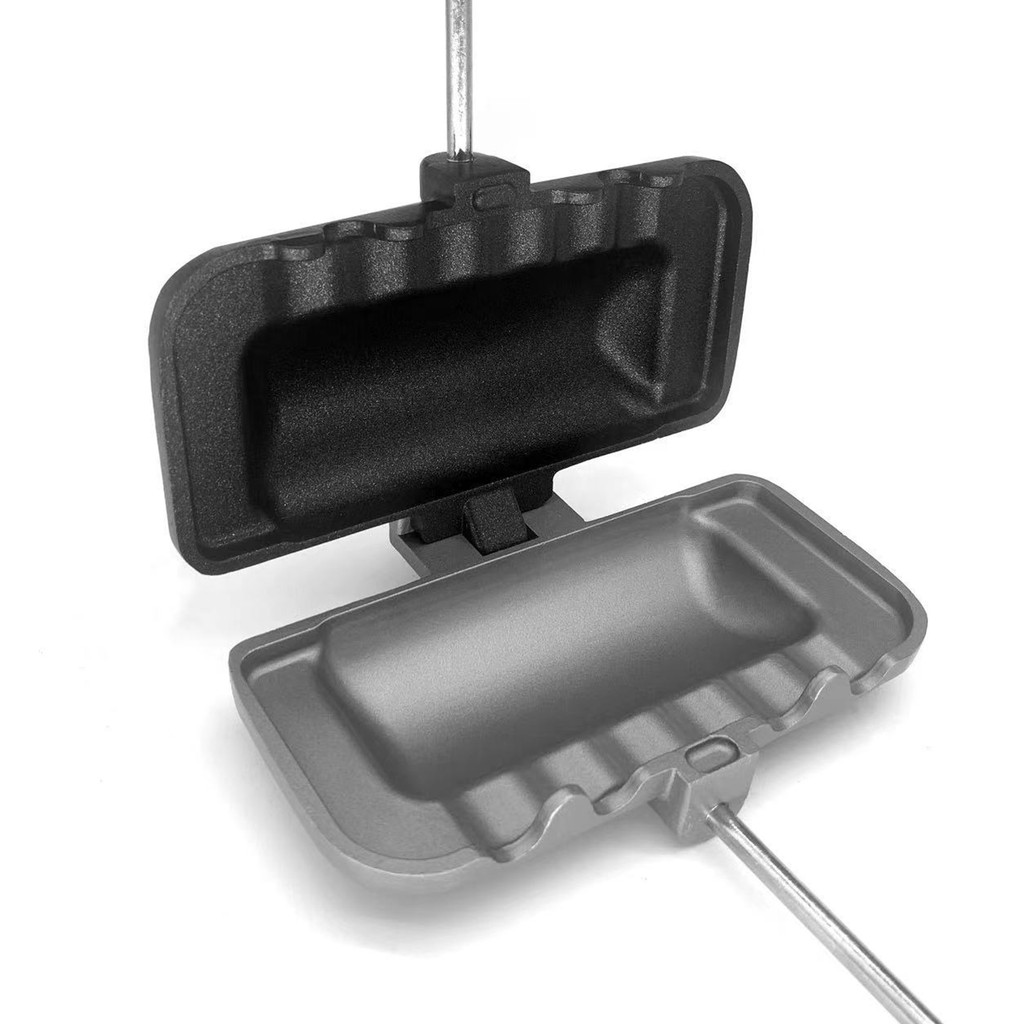 Toastie Maker Frying Pan Outdoor Grill Pan Camping Sandwich Toaster Gas ...