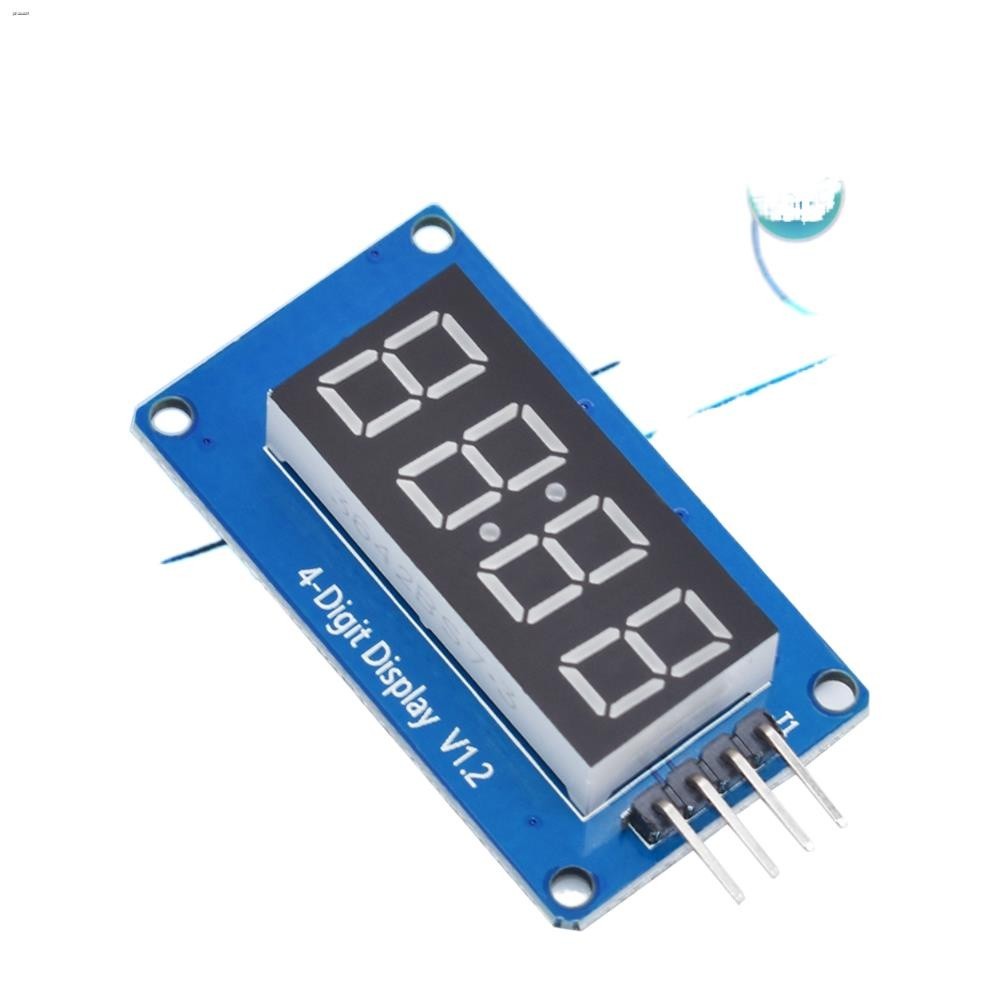4-digit digital tube display module LED brightness adjustable with ...