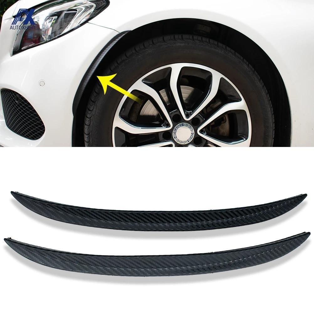 Universal Car Carbon Fiber Fender Flares Mud Flaps Splash Guards Arch ...