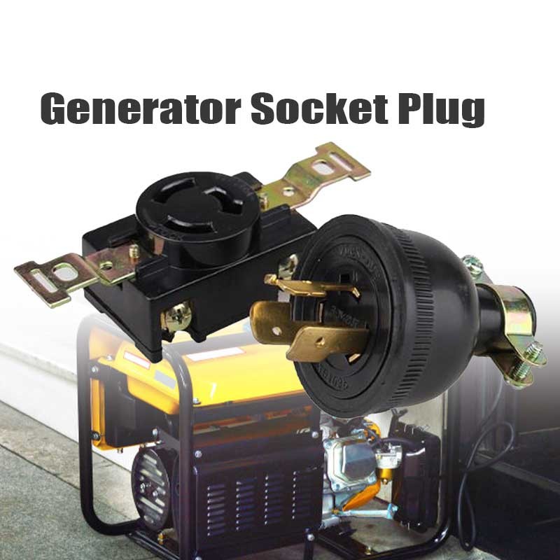 Gasoline Generator Plug And Socket Single‑Phase Plug & Socket 3‑Hole ...