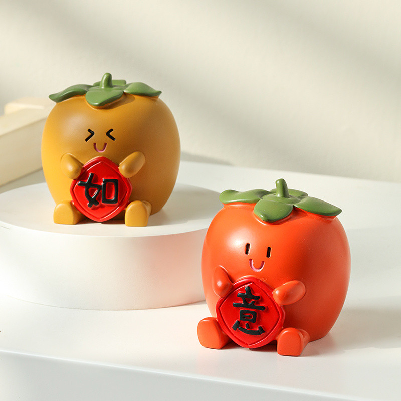 Persimmon Ruyi Persimmon Ornaments Opening Housewarming Joy New Home ...
