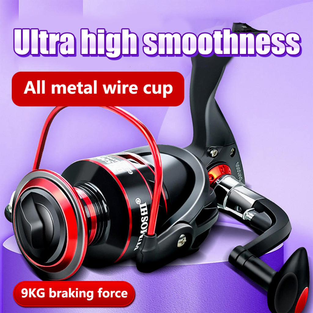 baishangsky 1pcs 1000-6000 Model Long Cast Sea Pole Road Asian Spinning ...
