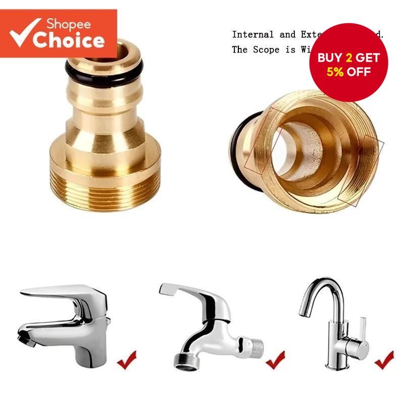 Universal Tap Kitchen Adapters Brass Faucet Tap Connector Mixer Hose ...