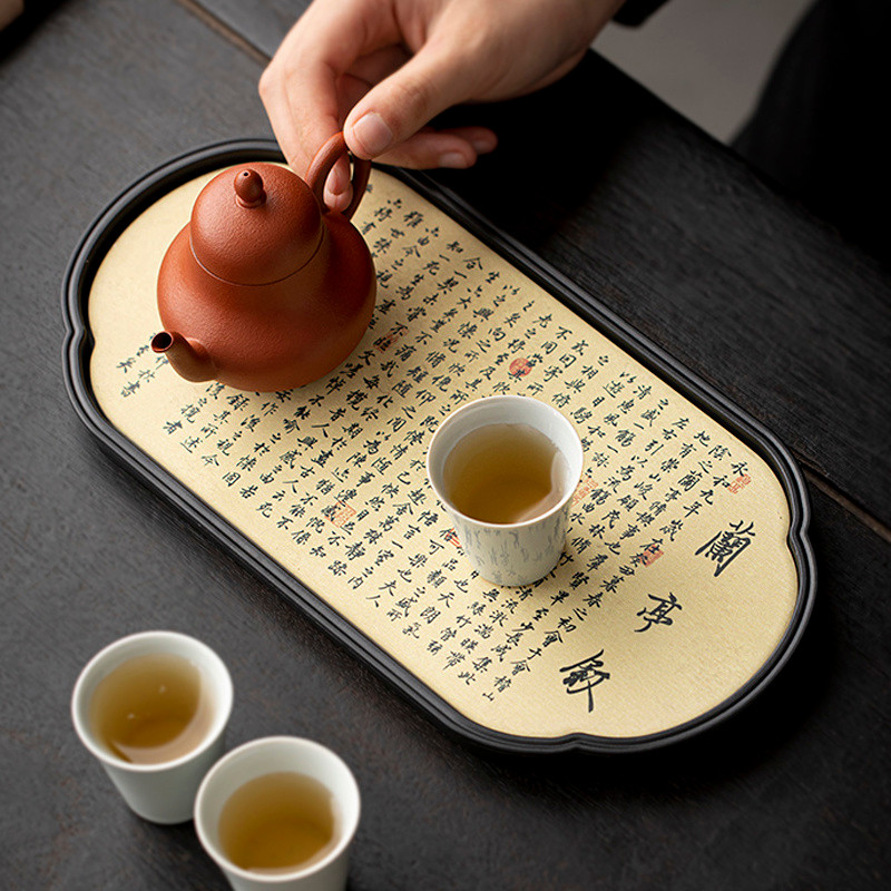 Lanting Xu Dry Brewing Tray Japanese Mini Simple Square Small Tea Table ...