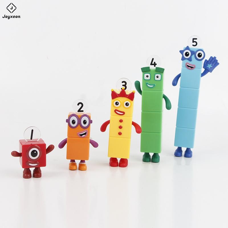 Numberblocks Building Blocks Set 5Pcs - Creative Math Digital Brick ...