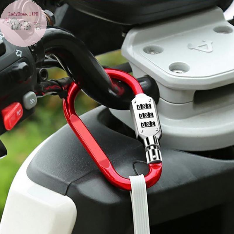 LadyHome Motorcycle Helmet Lock Buckle Scooter Anti-theft Open Face ...