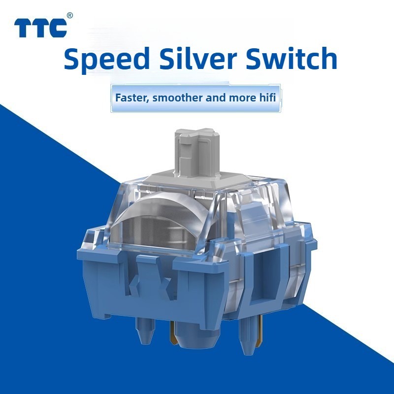 TTC Speed Silver Switch 5pins Linear 40gf with Light Guide Factory ...