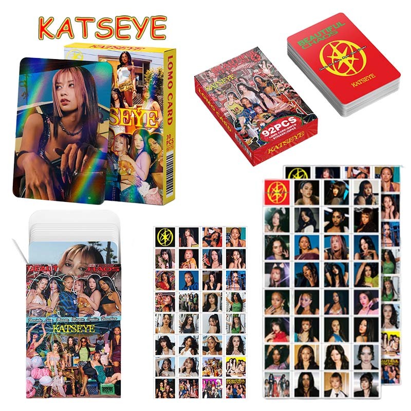 124pcs/box K-Pop Card KATSEYE Photocard Lomo Card Collection | Shopee ...