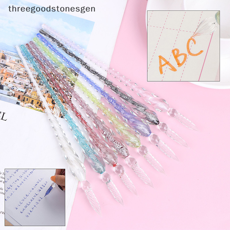 TGS diy craft Paing Gift Dipping Drip Fountain Pens Dip Pen Glass ...