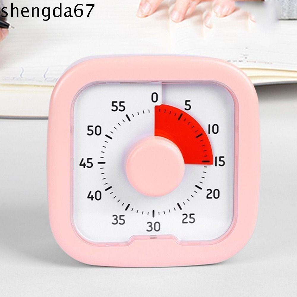 SHENGDA Visual Timer, 60-Minute Silent Countdown Timer, Multi functional Stopwatch Alarm Clock ...