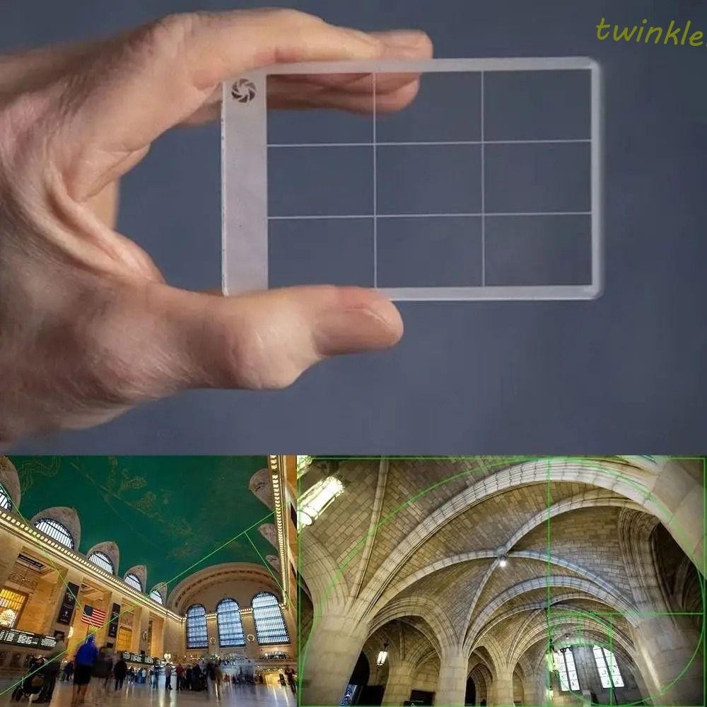 TWINKLE1 Viewfinder Ruler, Transparent Composition Golden Ratio Ruler ...