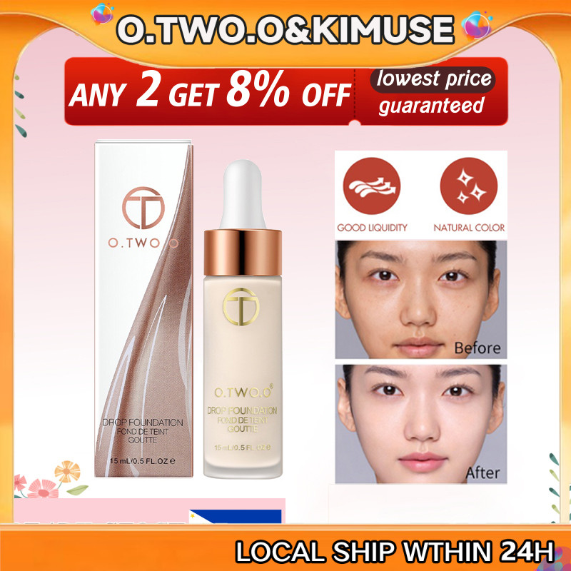 （FREE GIFT）O.TWO.O Liquid Foundation Cream Matte Natural Concealer ...