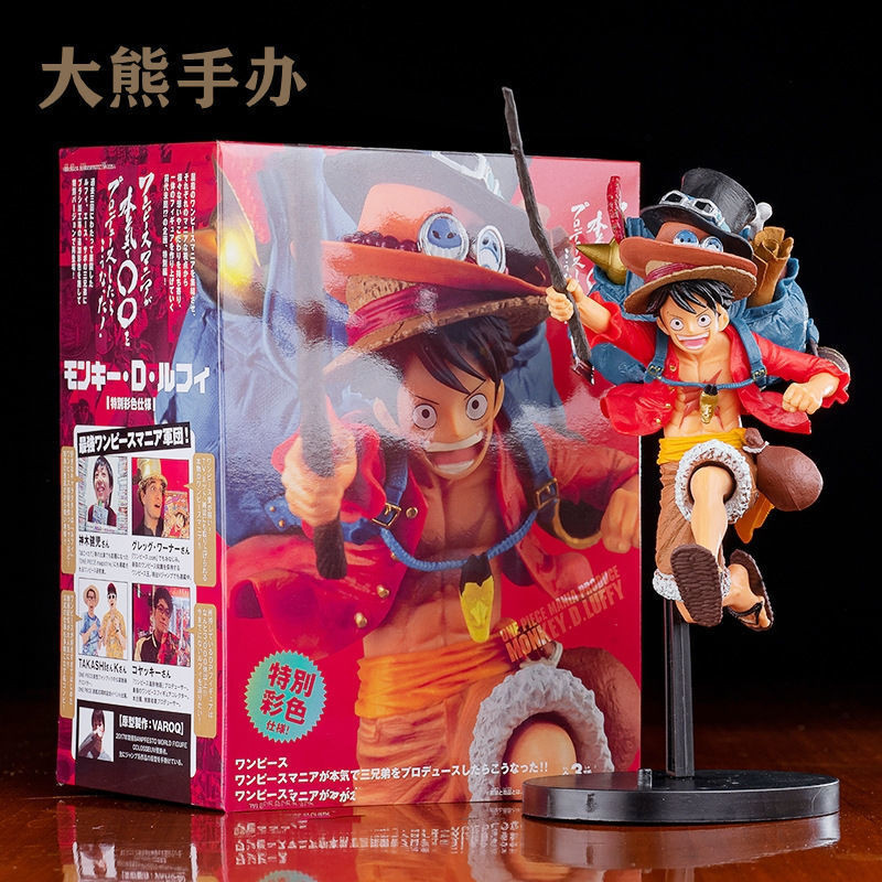 One Piece Hand-Made Merchandise Model Luffy Ace Sabo Edition Full Set ...
