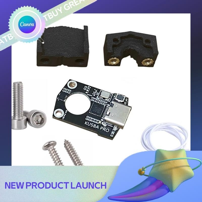 greatbuy KUSBA PRO Nozzle USB Accelerometer CHT/Bozzle Size for Klipper ...