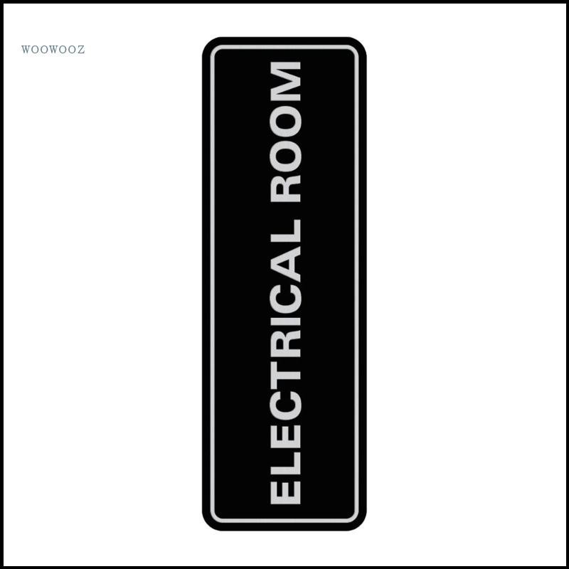 WOOW Clear Fire Safety Sign Professional Electric Closet Door Wall Sign ...