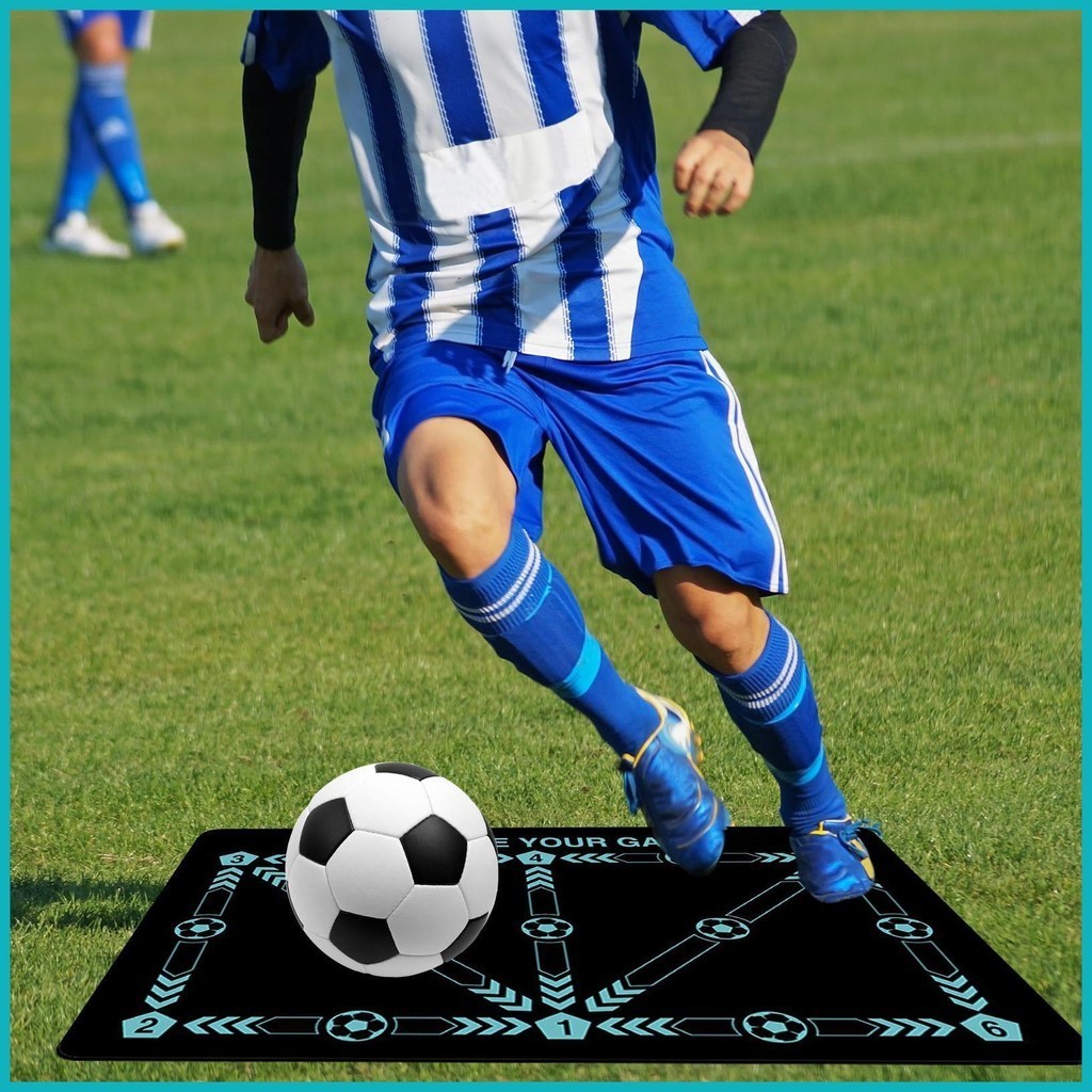 Non-slip Football Skills Trainer Footwork Practice Mat Anti Skid Ball ...