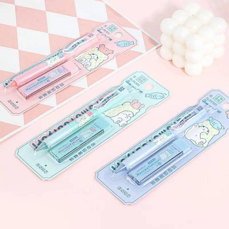 2024 New Sanrio Mechanical Pencil Lead Set Kawaii Anime Marumofubiyori ...