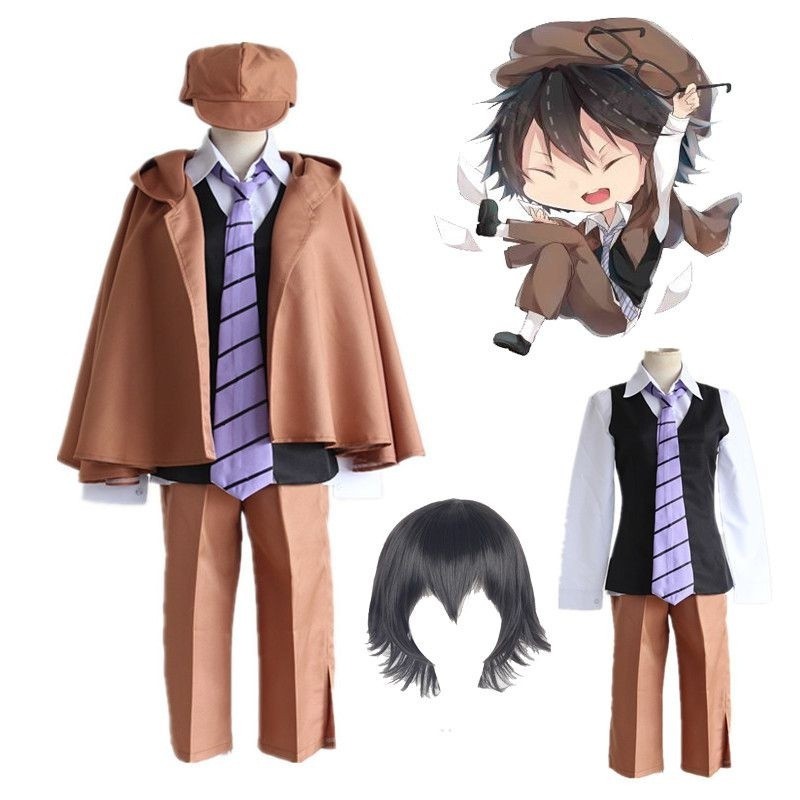 Ready Stock !!! New Anime Bungo Stray Dogs Ranpo Edogawa Cosplay ...