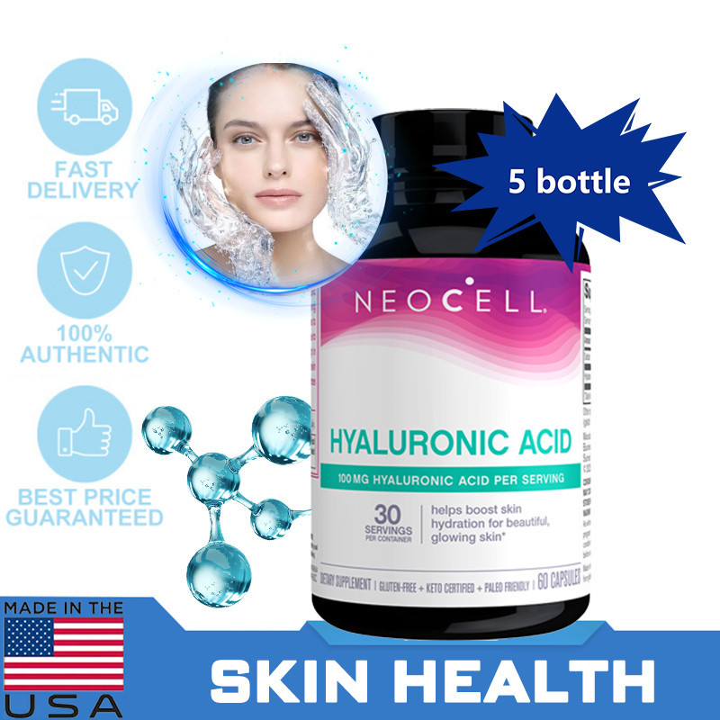 NeoCell Hyaluronic Acid - Skin Beauty Complex - Improves Skin ...
