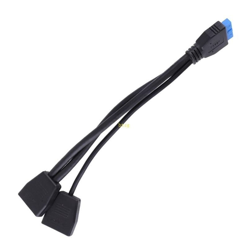 BT Computer 19-Pin Motherboard Cable USB3 0 1 to 2 Splitter Internal ...