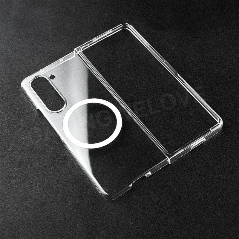 Casing For Transparent Hard Case for Samsung Galaxy Z Fold 6 Z Fold5 Z ...