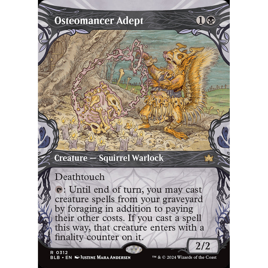 Osteomancer Adept (Showcase) [Bloomburrow] | Shopee Philippines