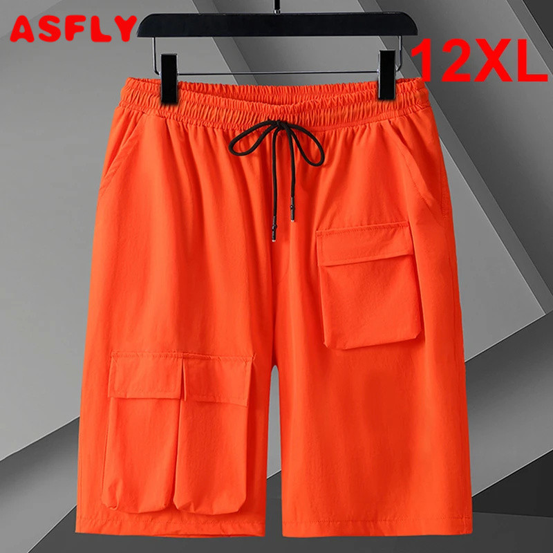 ASFLY 12XL 11XL Plus Size Shorts Men Summer Cargo Shorts Fashion Casual ...