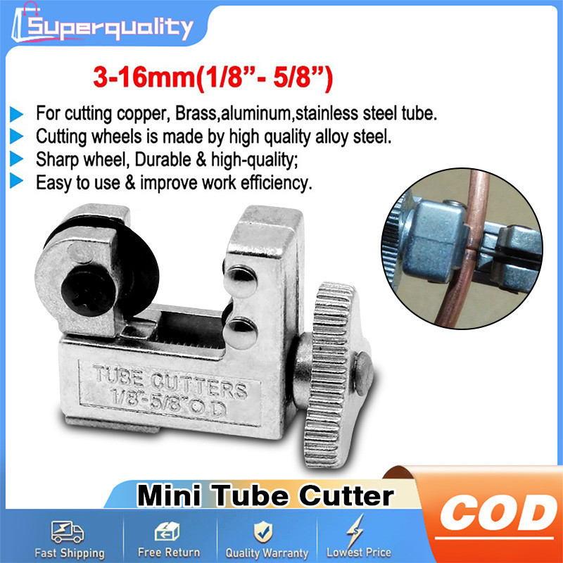 Mini Copper Pipe Cutter 3-16mm Plumbing Tool Shear for Copper and ...
