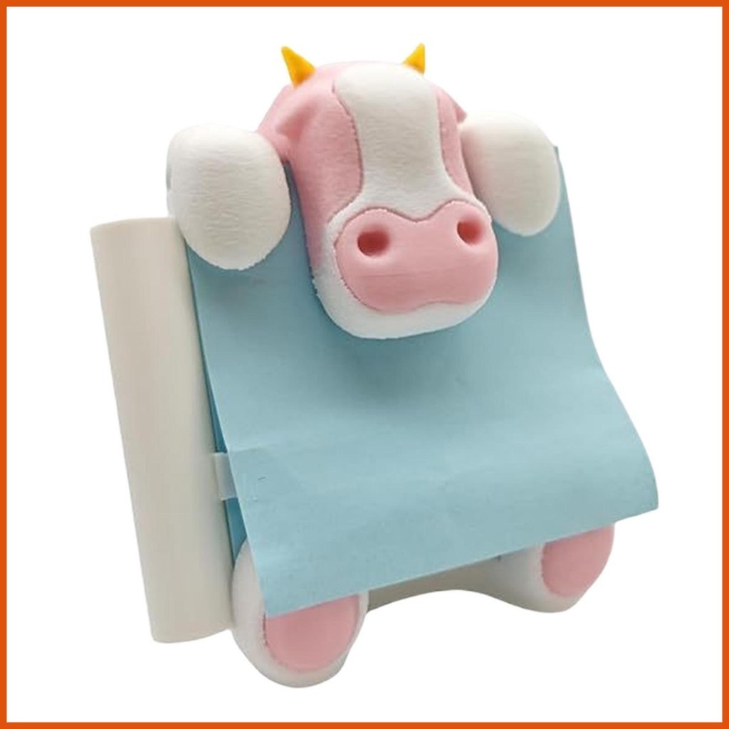 Note Dispenser for Desk Resin Cow Kids Note Dispenser Back to School ...