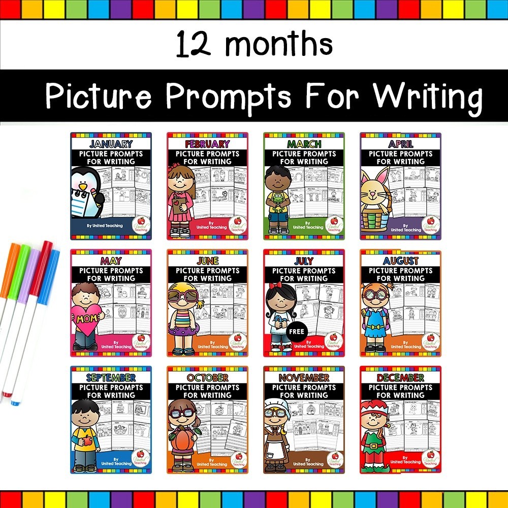 RQ+&Picture Prompts for Writing of All Year Grades 1-3 (Children's ...