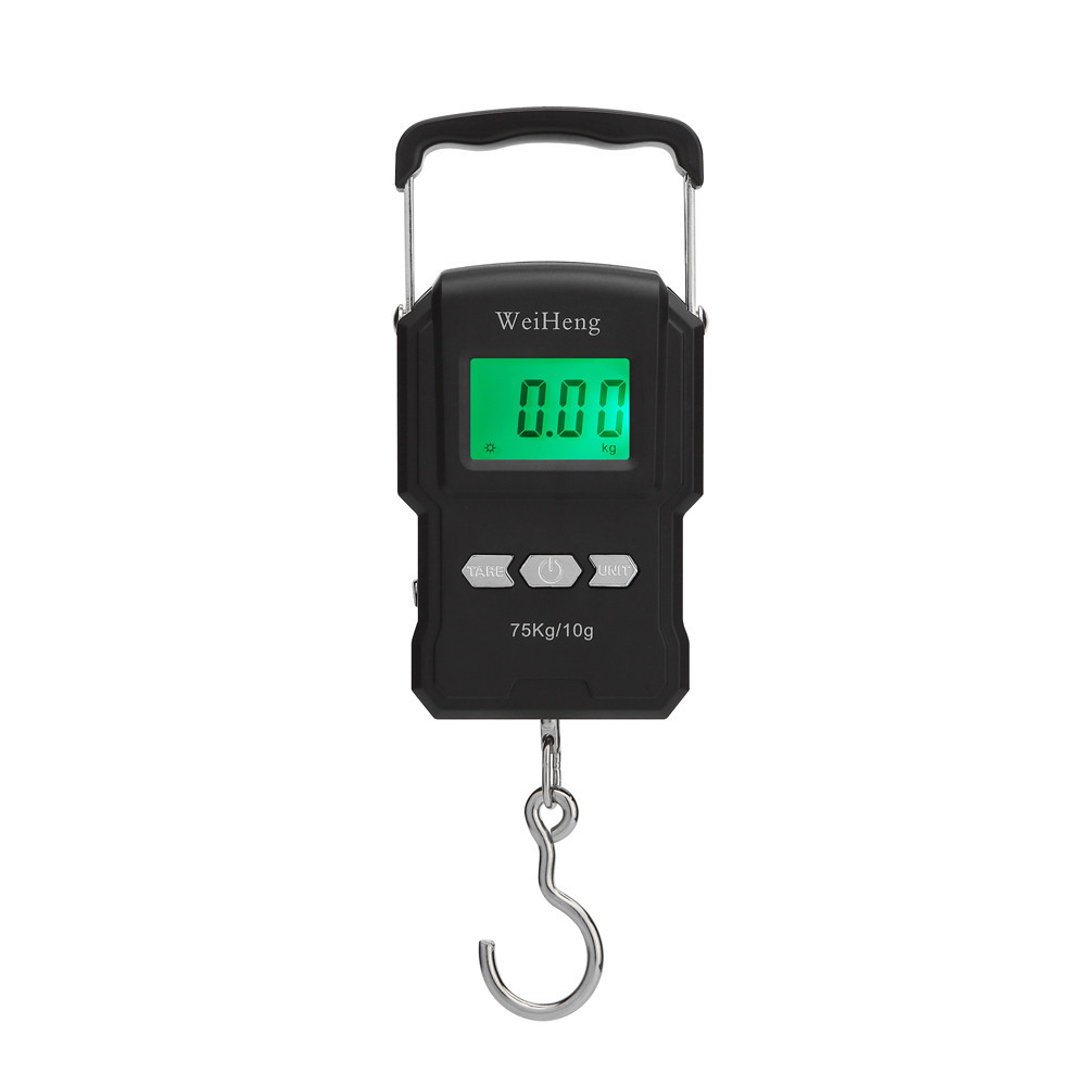 75Kg/10g Electronic Backlight Weighing Scale Portable Digital Fishing ...
