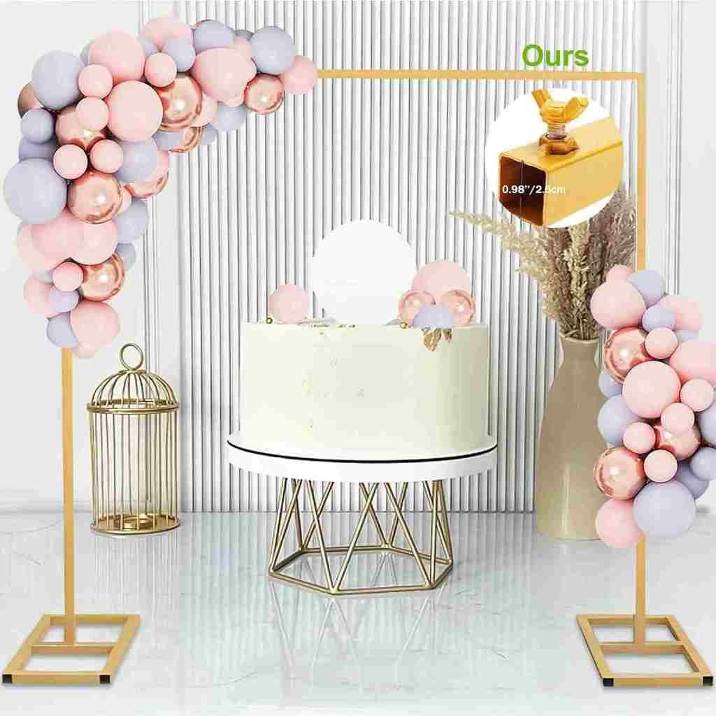 2M*1.5M Metal Square Backdrop Stand Flower props Rack Wedding Ceremony ...