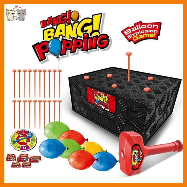 SA Whack a Balloon Game Explosion Balloon Box Toy Game Balloon Popping ...