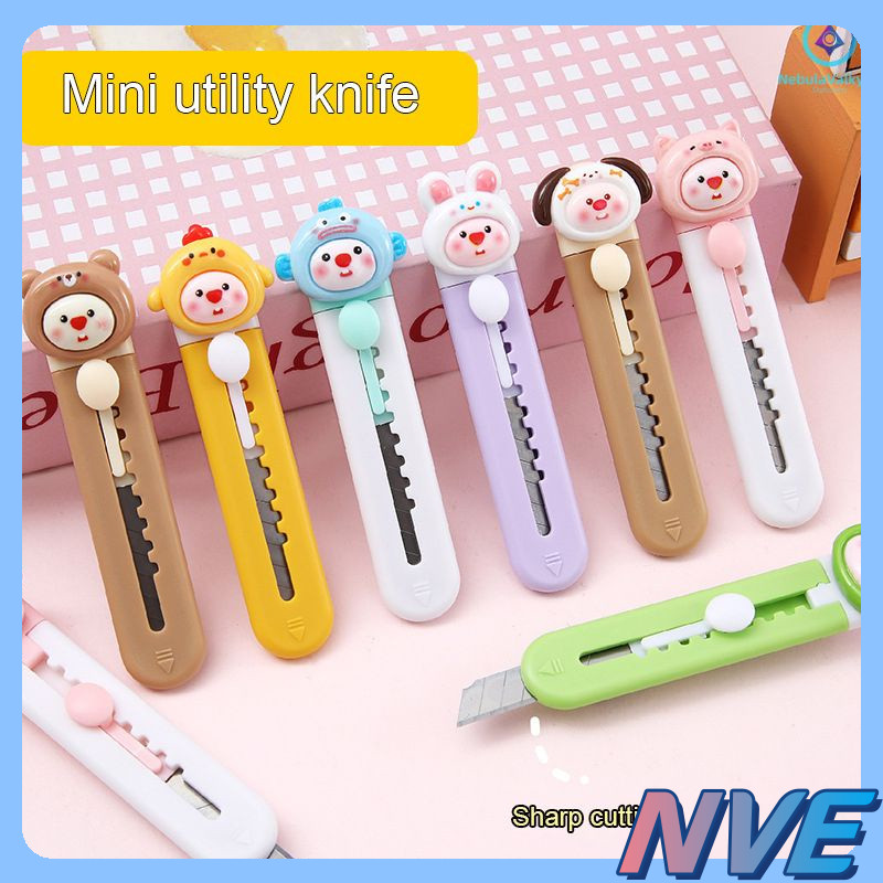NVE Cute Cutter Portable Paper Cutter Cartoon Mini Box Opener Student ...