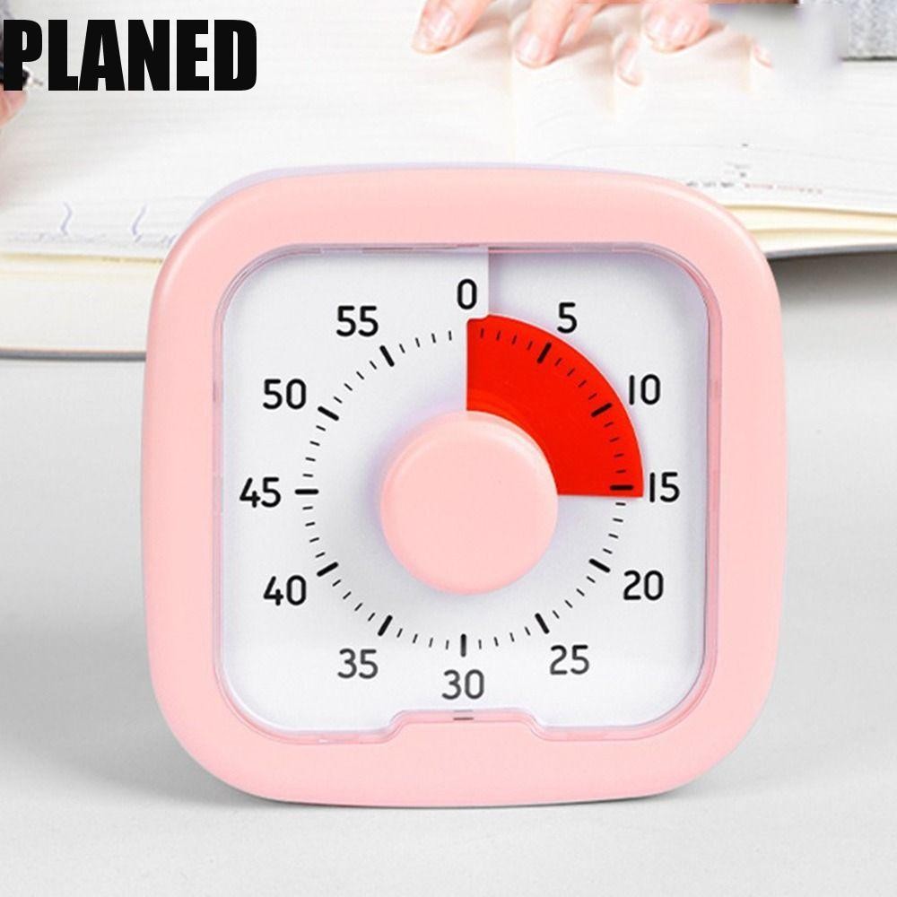 PLANED Visual Timer, Silent 60-Minute Countdown Timer, Convenient with ...