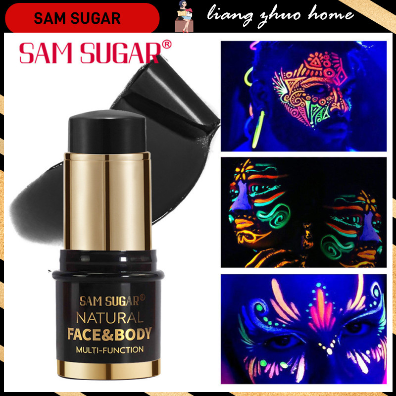SAM SUGAR Face Body 12 Colors Painting Stick Cream Makeup UV Light Neon ...