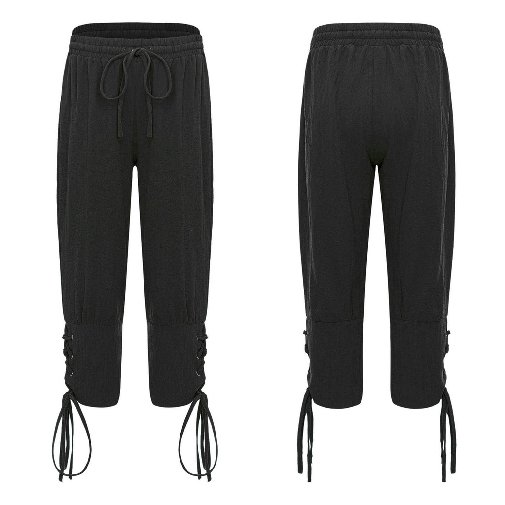 #120-150 Kids Boys Medieval Ankle Banded Pirate Pants Renaissance ...