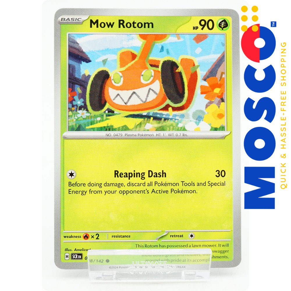 Mow Rotom - 008/142 Common Stellar Crown | Pokemon TCG | Shopee Philippines