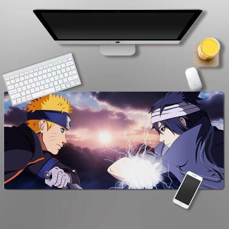 Mouse Pad NARUTO Uchiha Sasuke Computer Keyboard Desk Mat for Japanese ...