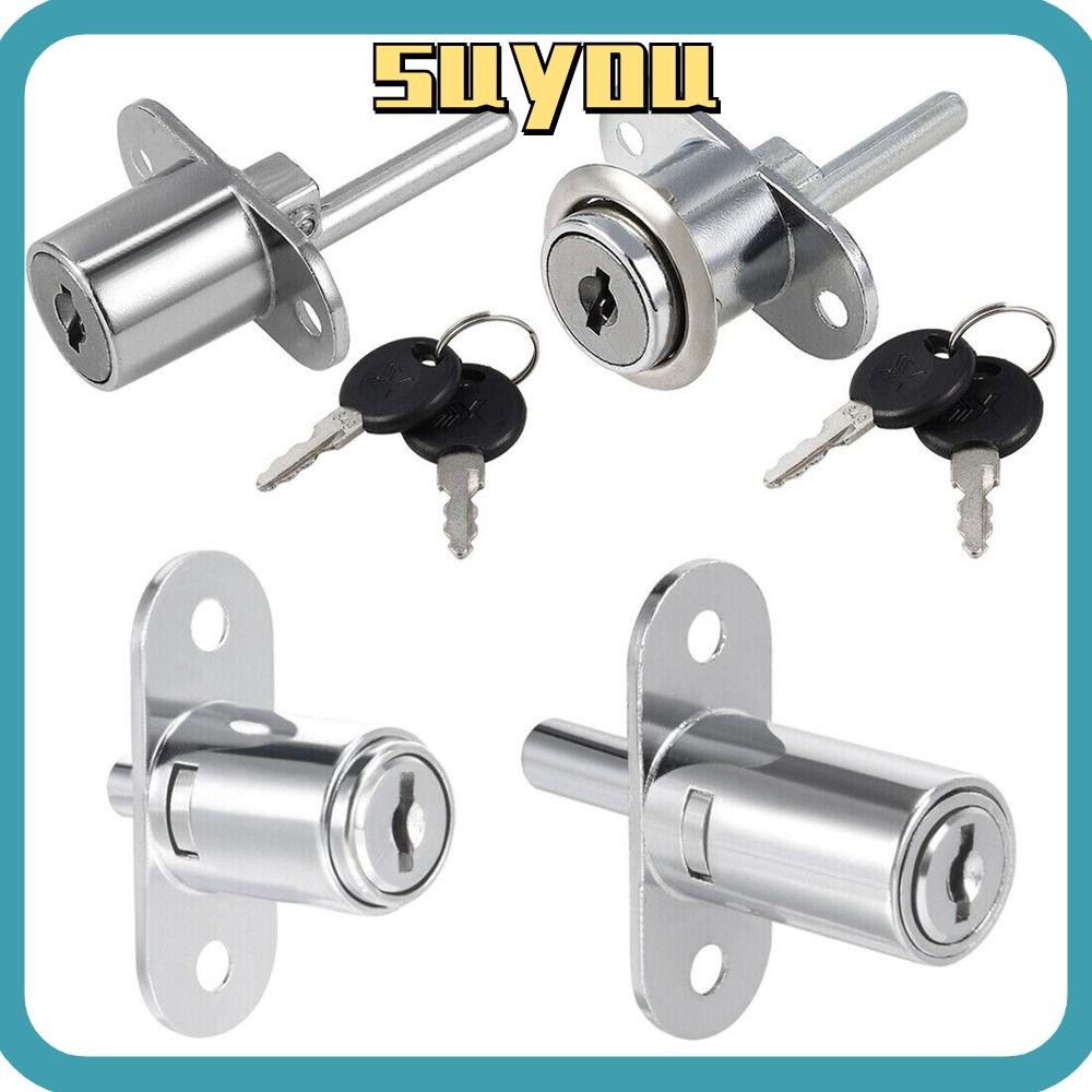 SUYO Drawer Lock, Zinc Alloy Anti-Theft Cabinet Door Catch, Furniture ...