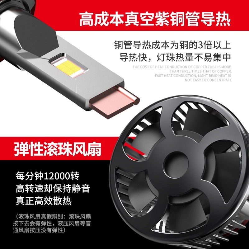 15-16-17-18 Changan Ruicheng CC modified led headlights high beam low ...
