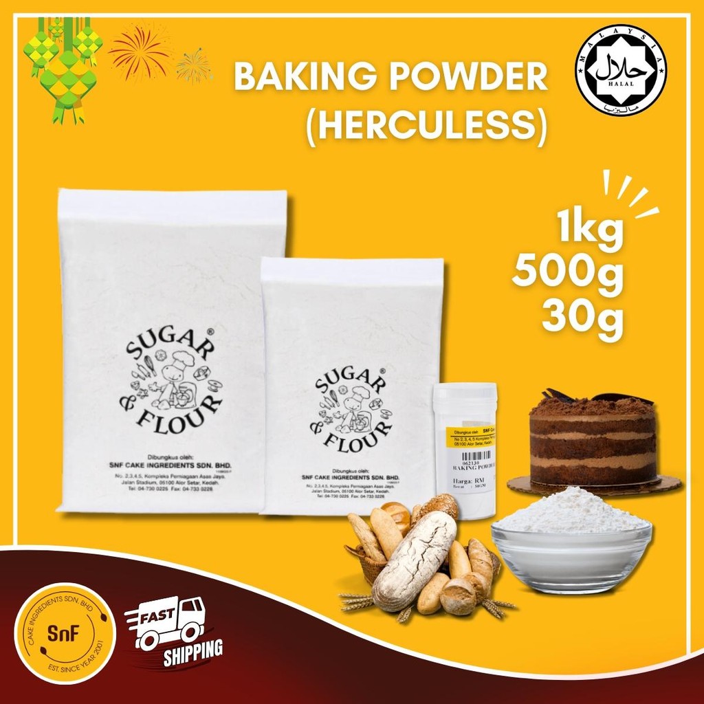 Baking Powder (Herculess) 30g / 500g / 1kg | Shopee Philippines
