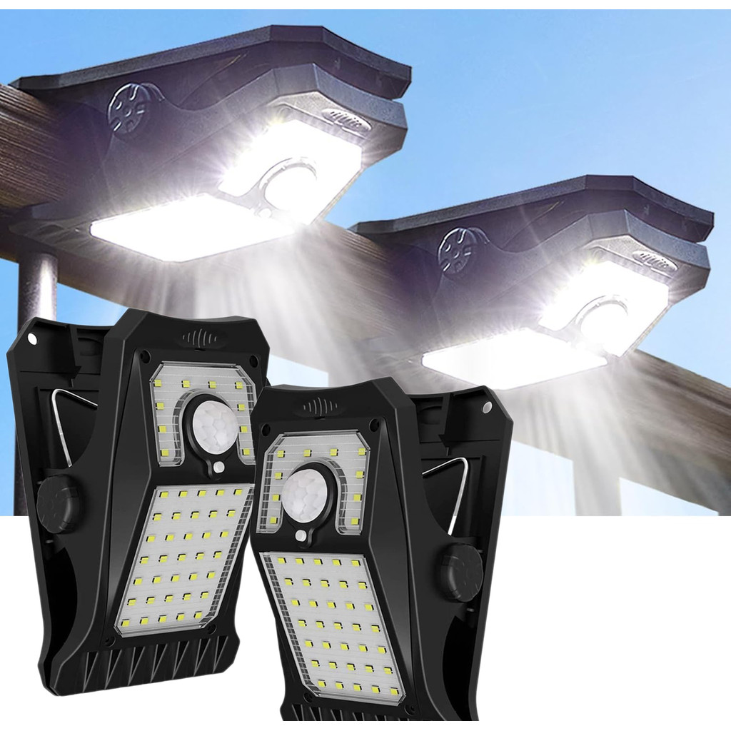 Clip Solar Lights Outdoor Motion Sensor Light Wall Lights 3 Modes ...