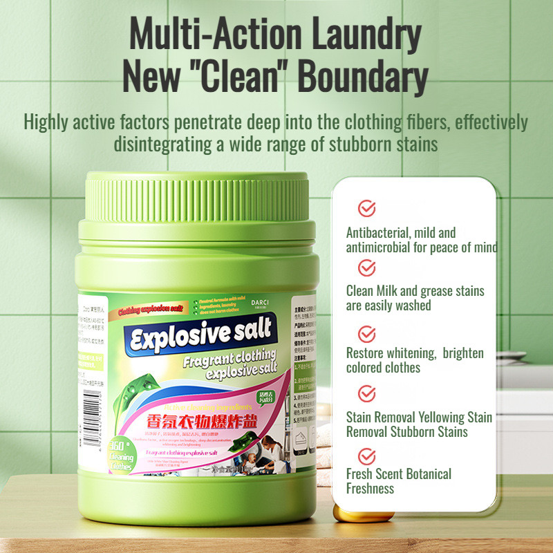 [Powerful Stain Removal]Clothes Fragrance Explosion Salt Clothes ...