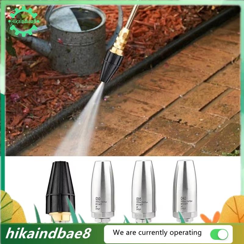 [hIkAi] Pressure Washer Tips Turbo Nozzle Rotating WasherSpray Tips ...