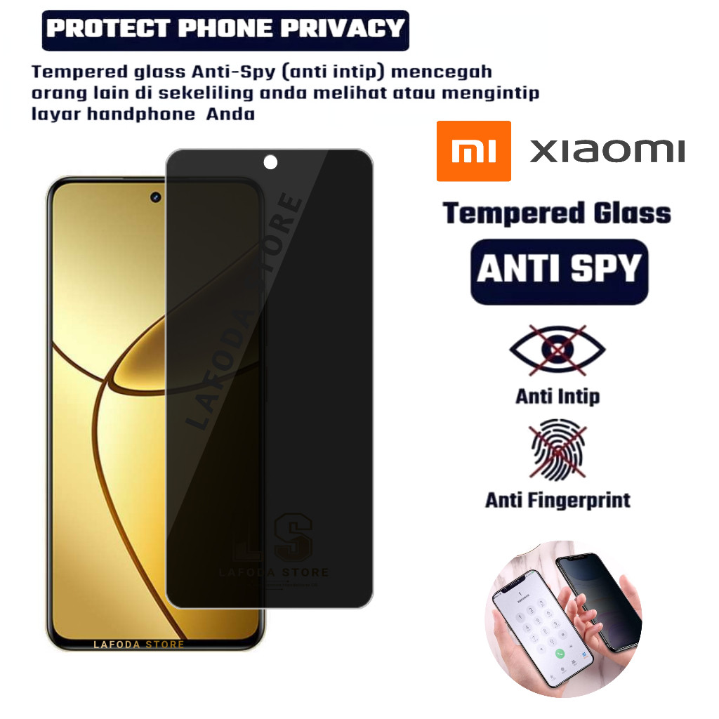 Tempered GLASS PRIVACY REDMI GLASS 10 10 2022 10 5G 10A 10C 10 PRIME ...