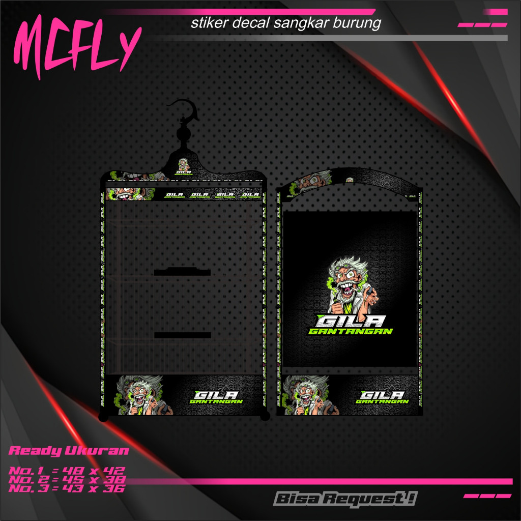 Suitcase cage stickers Custom cage stickers can be your own Motif, free ...